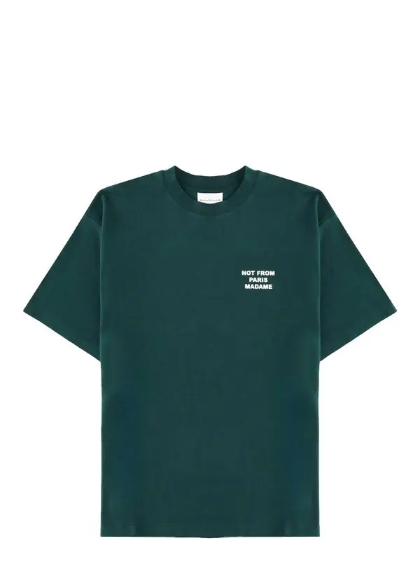 Drole De Monsieur Cotton T-shirt - Green