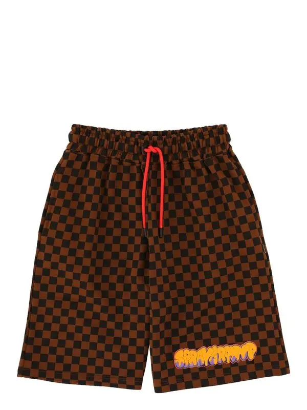 SPRAYGROUND Checkerboard Drawstring Shorts - Multicolour