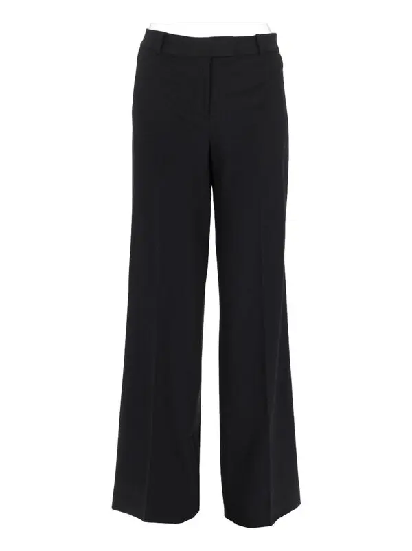 Michael Kors Wool Blend Tailored Trousers - Black