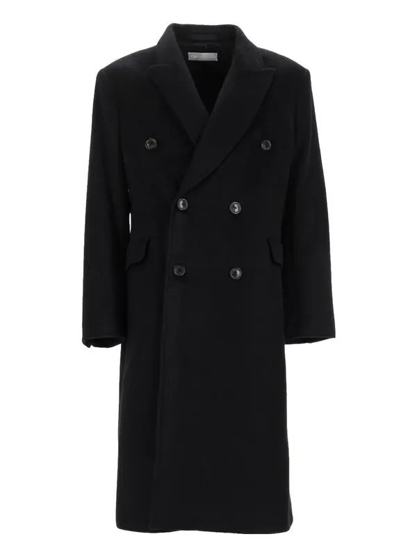 Our Legacy Whale Double Breasted Coat - Black