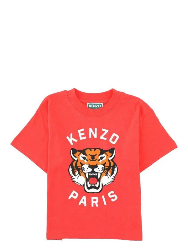Kenzo Tiger Print T-shirt - Red