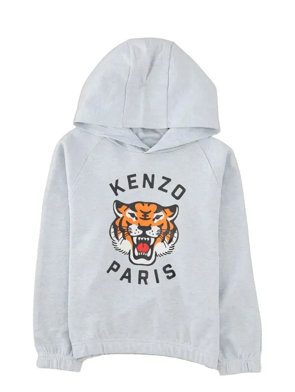Kenzo Tiger Print Hoodie - Blue