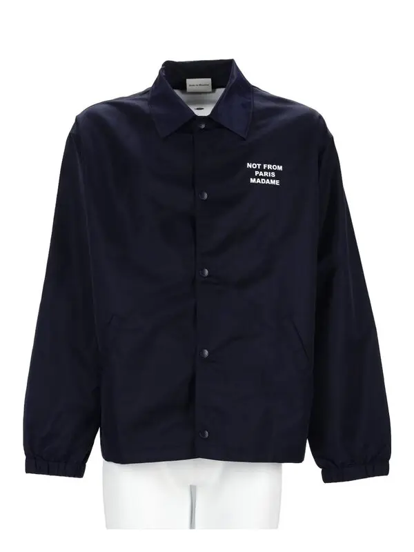 Drole De Monsieur Giacca Slogan Jacket - Blue