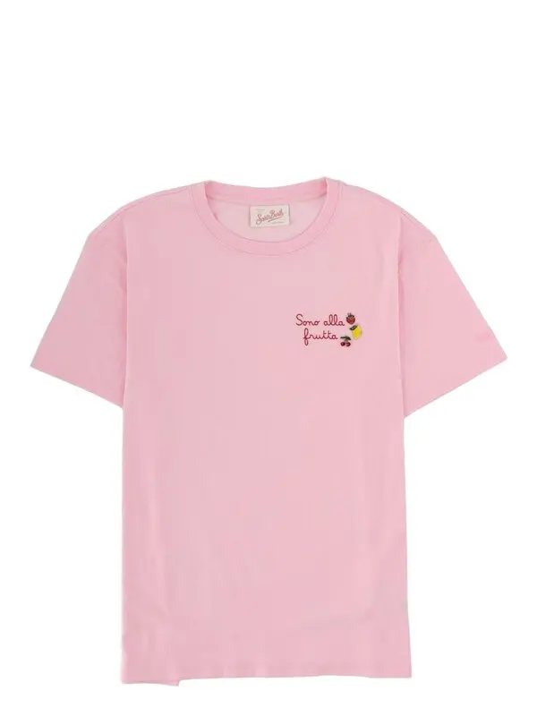 MC2 SAINT BARTH Emilie" Cotton T-shirt - Pink