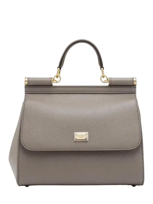 Dolce & Gabbana Sicily Large Top Handle Bag - Brown