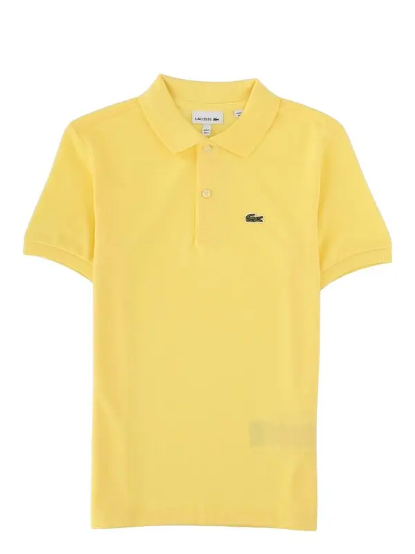 Lacoste Polo With Logo - Yellow