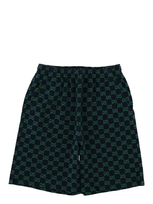 Gucci Gg Cotton Piquet Shorts - Multicolour