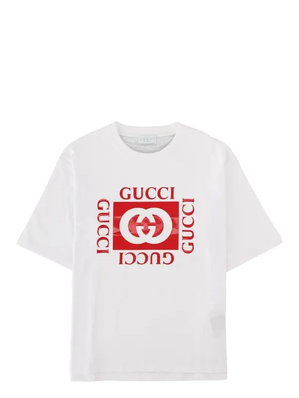 Gucci Cotton T-shirt With Logo Detail - Multicolour
