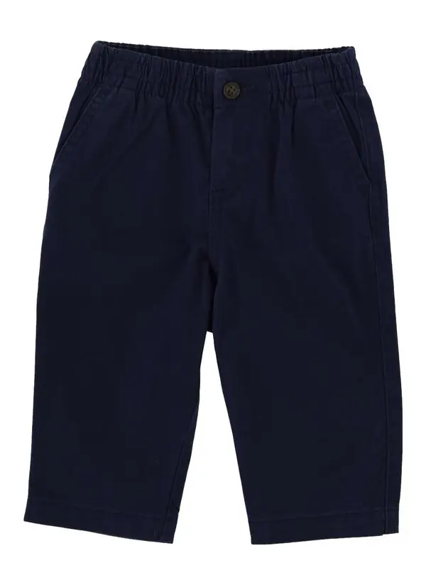 Polo Ralph Lauren Flat Front Elasticated Waist Trousers - Blue
