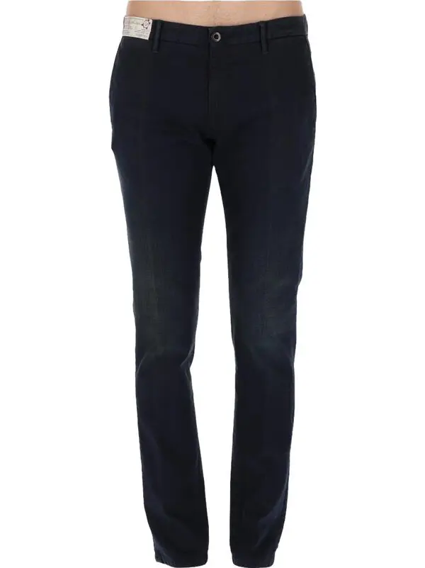 Incotex Patch Logo Jeans - Black