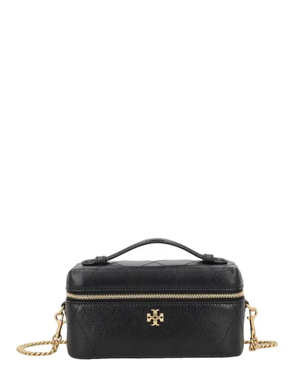 Tory Burch Charlie Matelass Beauty Case - Black