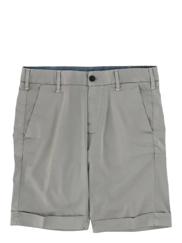 PERFECTION Cotton Blend Shorts - Grey