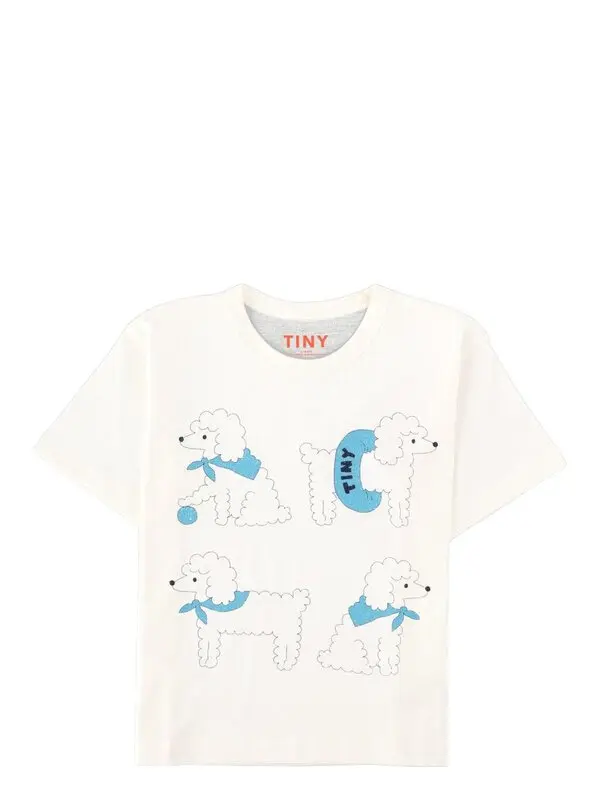 TINYCOTTONS Poodle Graphic T-shirt - White