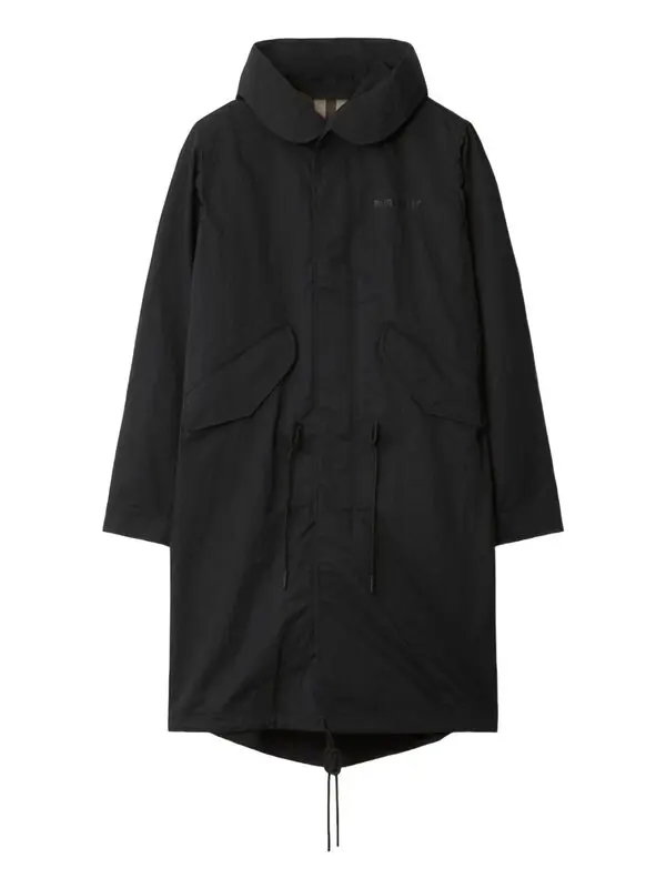 Burberry Long Sleeve Drawstring Windbreaker - No
