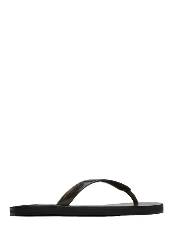 ANCIENT GREEK SANDALS Saionara Jelly Flip-flops - Black