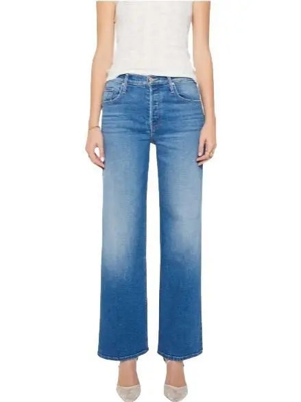 MOTHER The Rerun Sneak Jeans - Blue