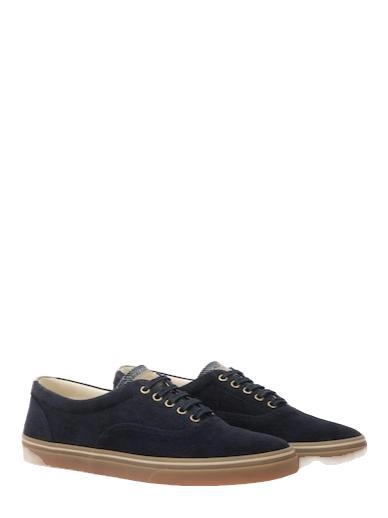 Brunello Cucinelli Suede Lace-up Sneakers - Black