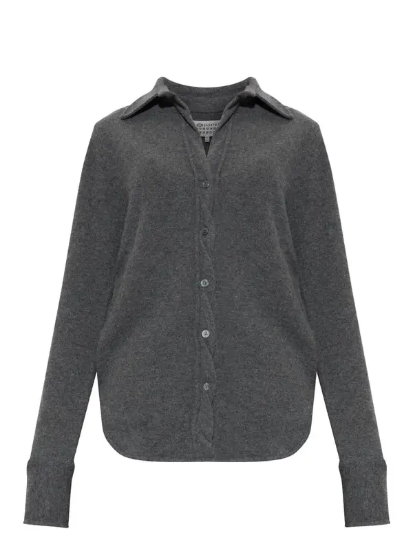 MAISON MARGIELA Wool Shirt - Grey