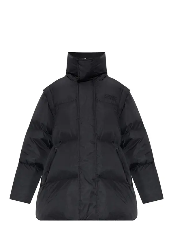 MAISON MARGIELA Puffer Jacket With Hood - Black