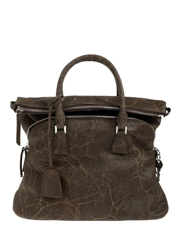 MAISON MARGIELA 5ac Medium Bag - Brown