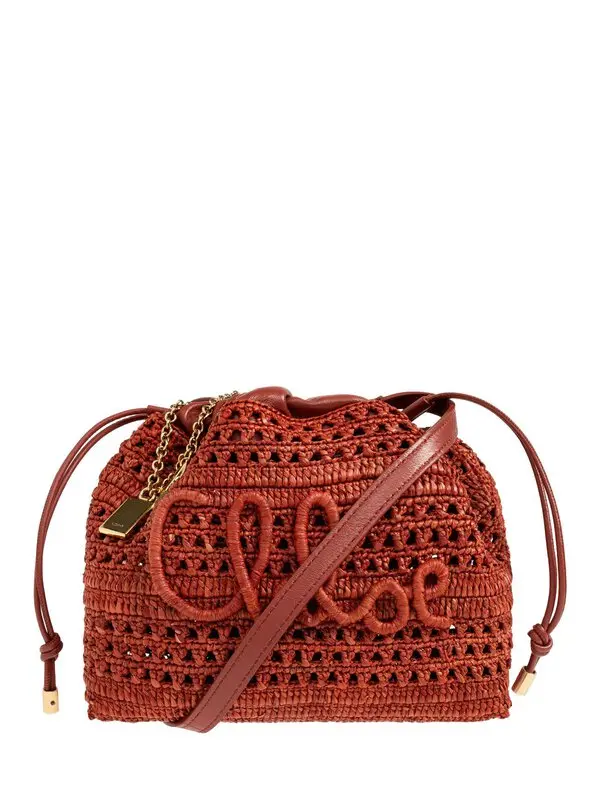 Chloé Summer Banana Mini Bucket Bag - Red