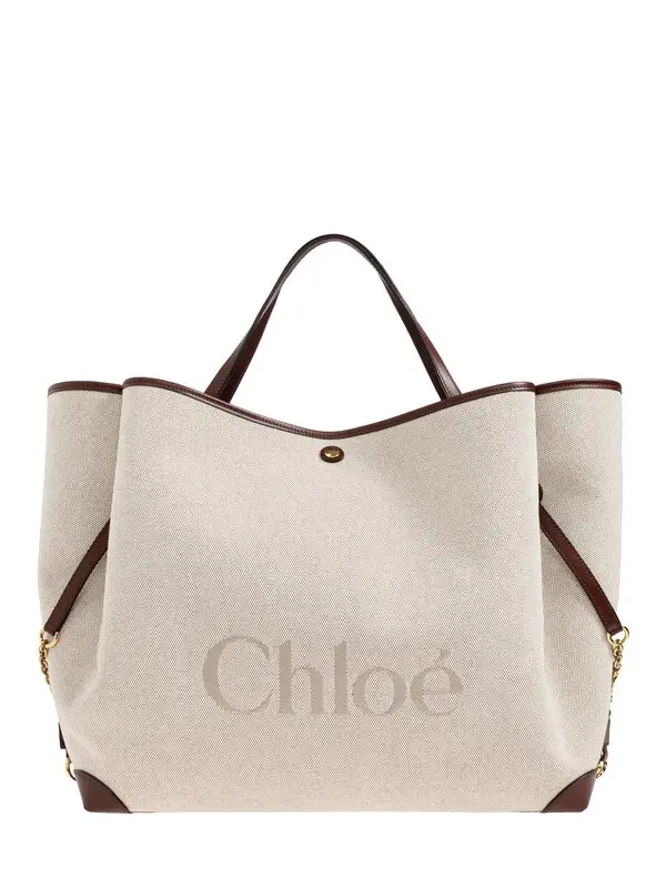 Chloé Clover Large' Tote Bag - Grey