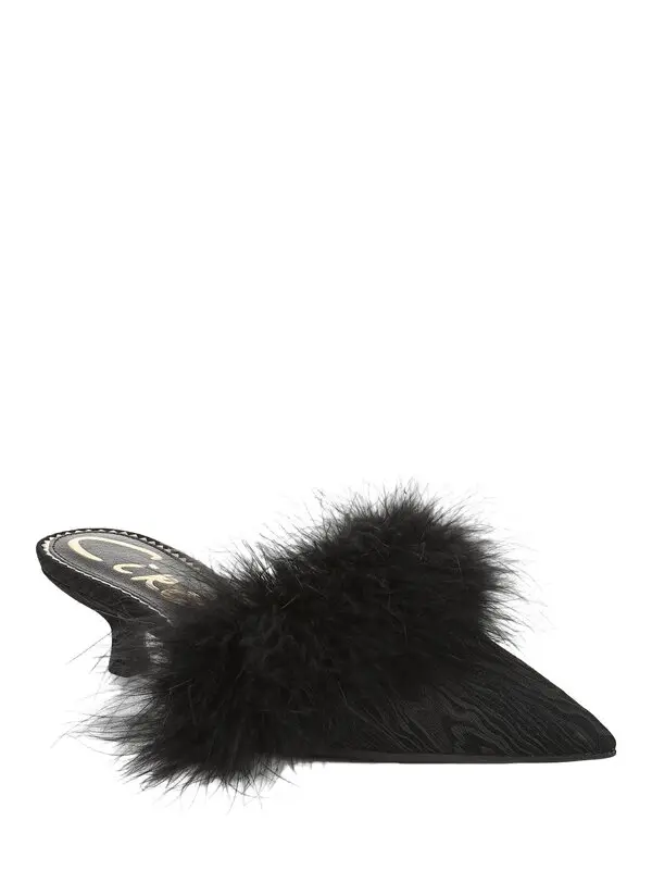 CIRCUS NY BY SAM EDELMAN Gemma Fluff Mule - Black