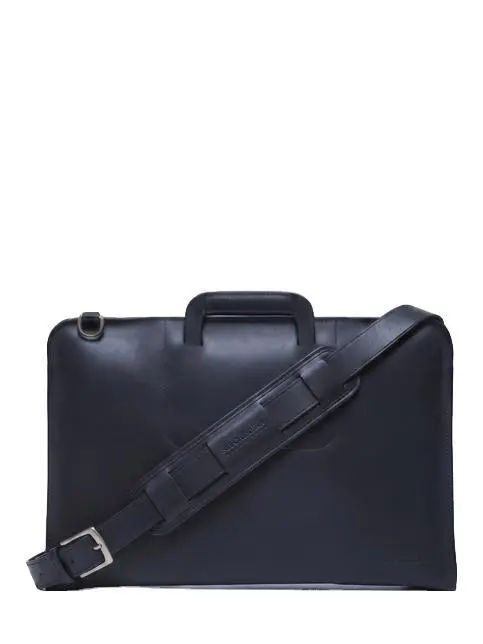 KORCHMAR Jackson Leather Briefcase - Blue