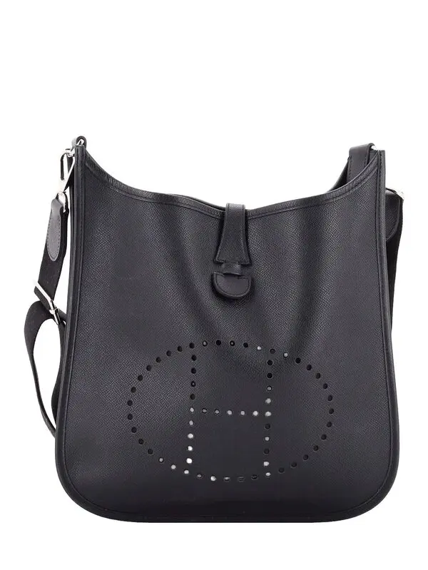 Hermès Evelyne Bag Gen Iii Epsom Pm - Black