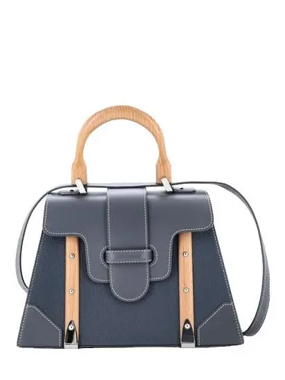 Goyard Saigon Top Handle Bag Leather Pm - Grey