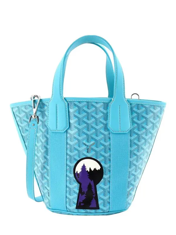Goyard Belharra Tote Printed Coated Canvas Pm - Brown