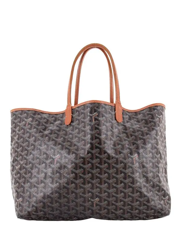 Goyard Saint Louis Tote Coated Canvas Pm - Brown