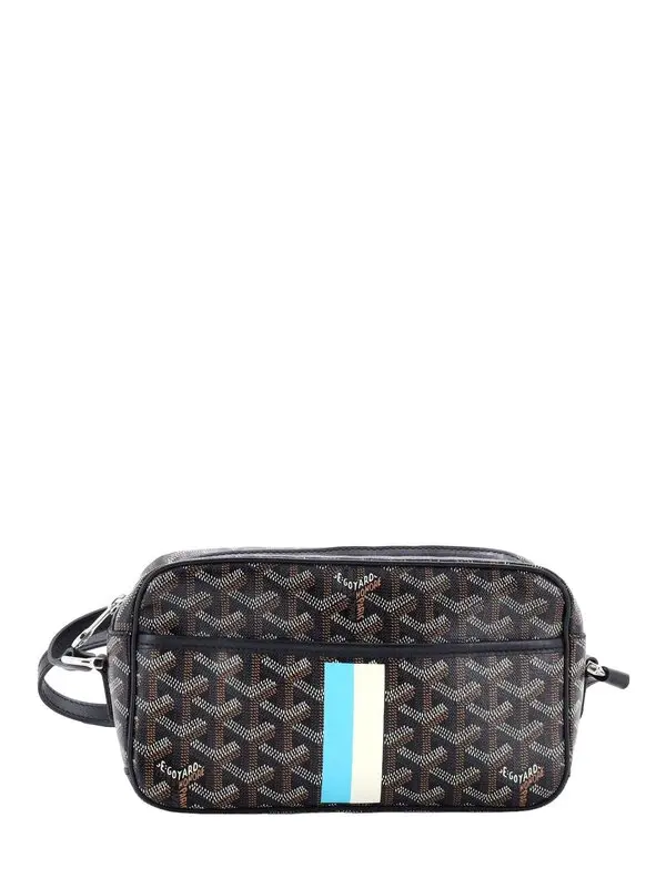 Goyard Cap Vert Bag Printed Coated Canvas - Black