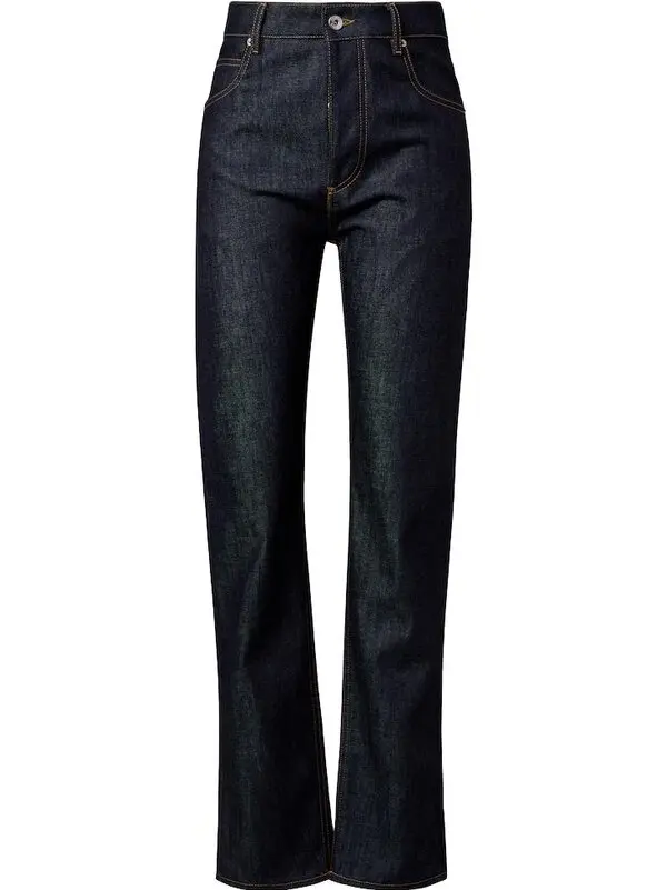 Bottega Veneta Indigo Straight Leg Jeans - Blue