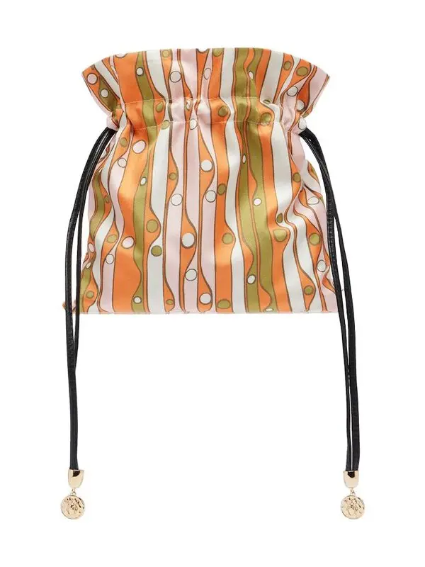 La DoubleJ Printed Pouch - Orange