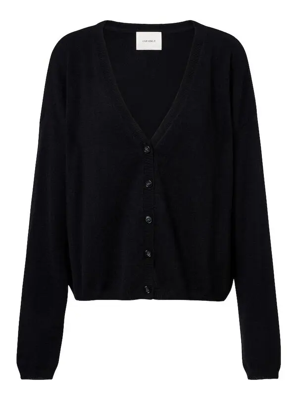 LISA YANG Abby Cashmere Cardigan - Black