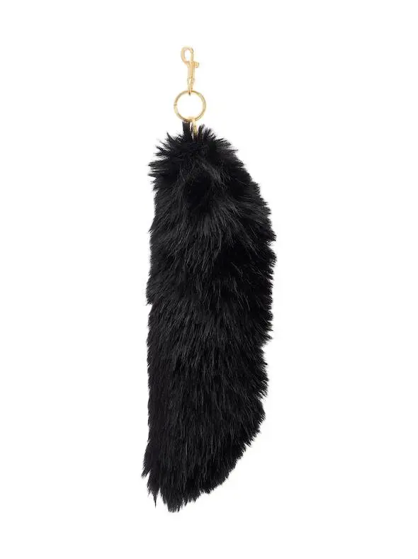 Balenciaga Plush Bag Charm - Black