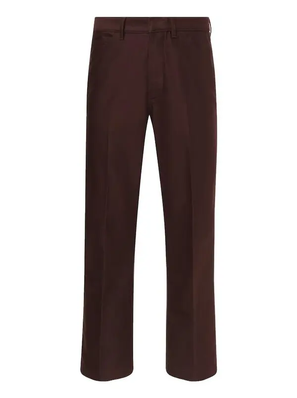 TOM FORD Cotton Satin Cargo Pants - Brown