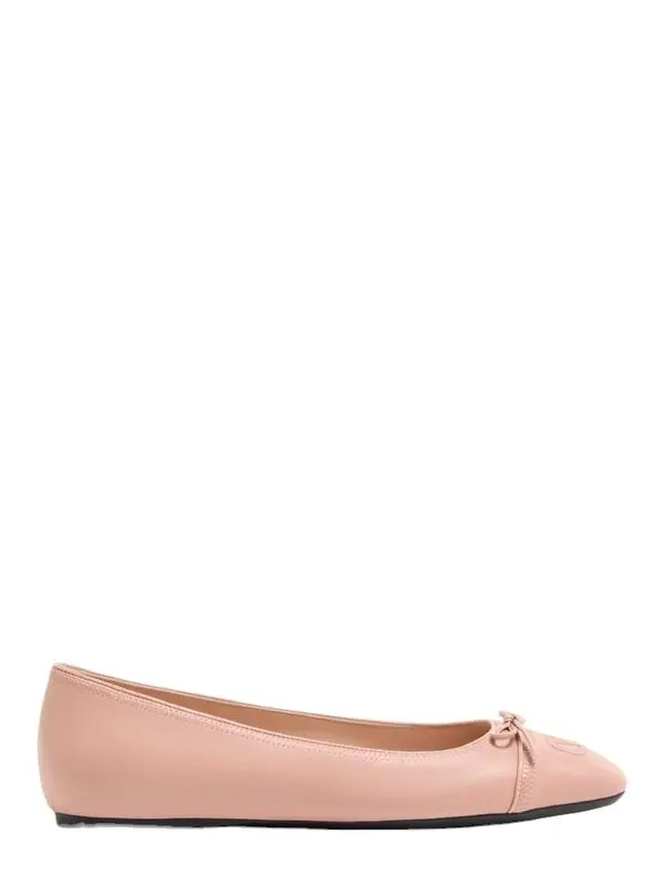 Valentino Garavani Nappa Leather Ballerinas With Vlogo Signature - Phard