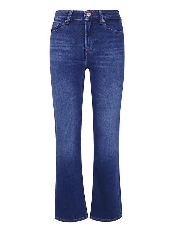 Seven For All Mankind Flared Jeans - Blue