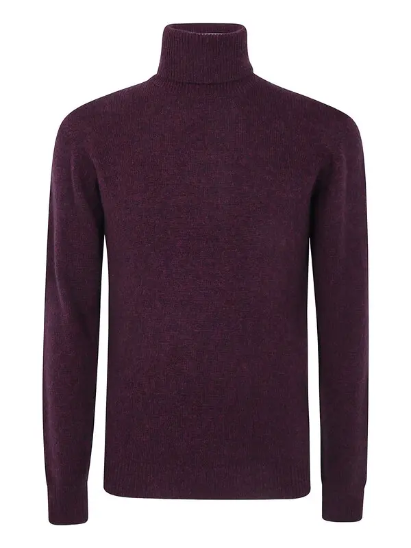 NUUR Long Sleeves Turtleneck Sweater - Red