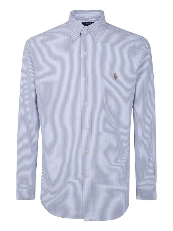 Polo Ralph Lauren Shirt Long Sleeve "sport Shirt - Blue