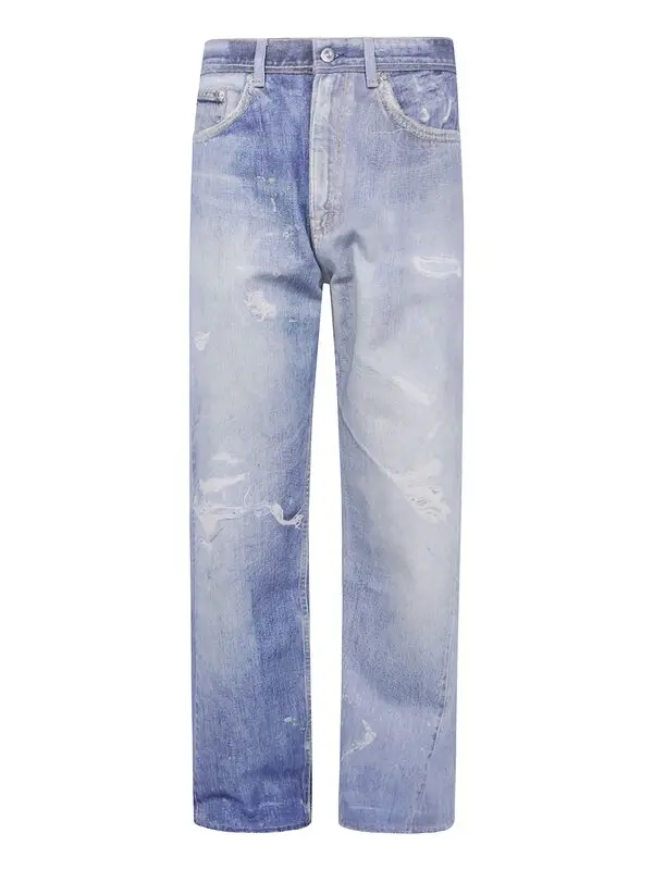 Our Legacy Third Cut" Straight Leg Jeans - Blue