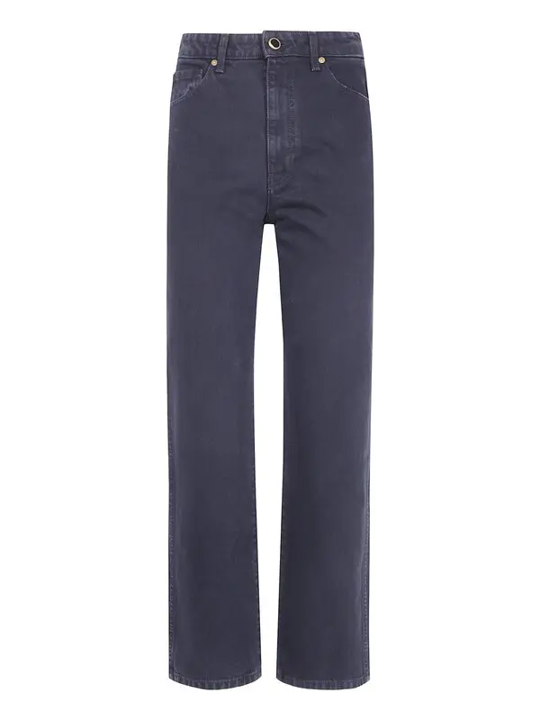 Khaite Abigail Straight Leg Jeans - Blue