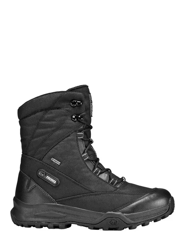 Tecnica Lace-up High-top Winter Boots With Gore-tex Membrane - Black