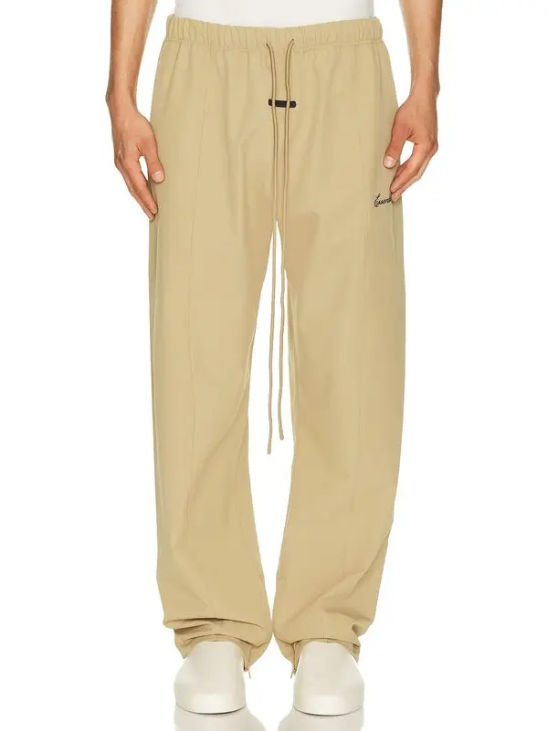Fear Of God Signature Track Pant In Grey - Dune