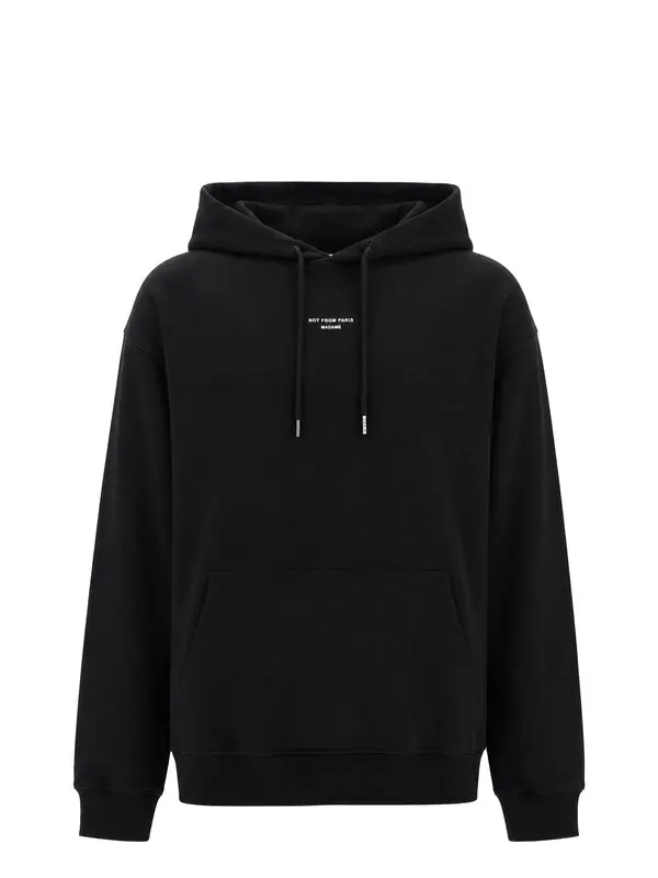 Drole De Monsieur Felpa Con Cappuccio - Black