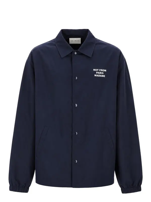 Drole De Monsieur Giacca "slogan - Blue