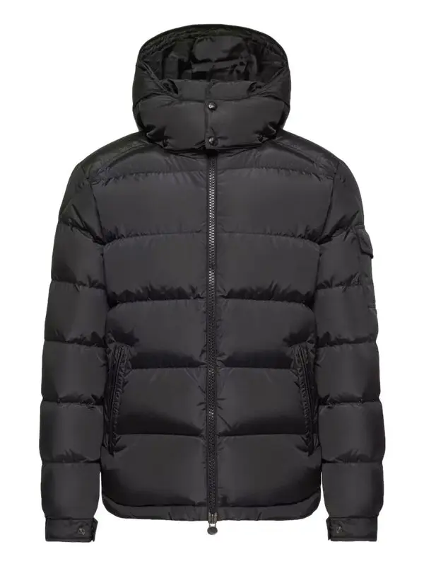 Moncler Maya Short Down Jacket With Hood - Blue