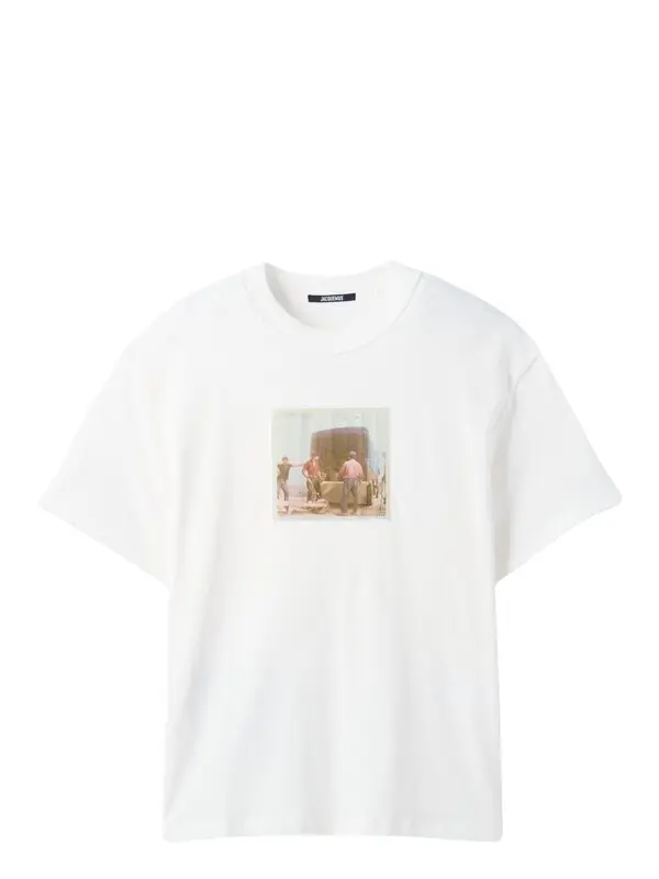 Jacquemus Vintage Print Boxy T-shirt For - Multicolor